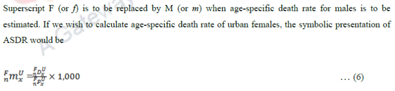 Mortality: Basic concepts and measures – Demographic Anthropology