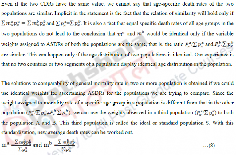 Mortality: Basic concepts and measures – Demographic Anthropology