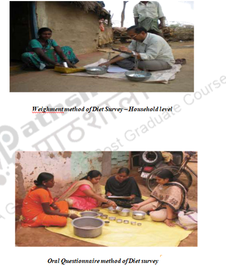 Diet Survey – Research Methods and Field work