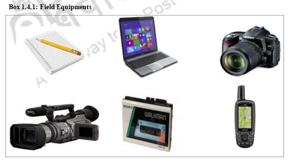 Preparation for Field Work – Research Methods and Field work