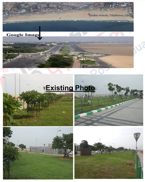 Case Study _ Pondicherry Beach / Beach Development – Urban landscape design