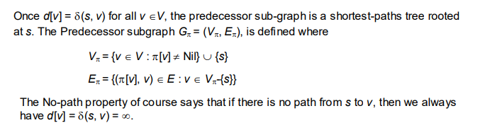 Shortest Path Algorithm I Data Structures
