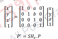 3D Transformations – Computer Gaphics and Visualization