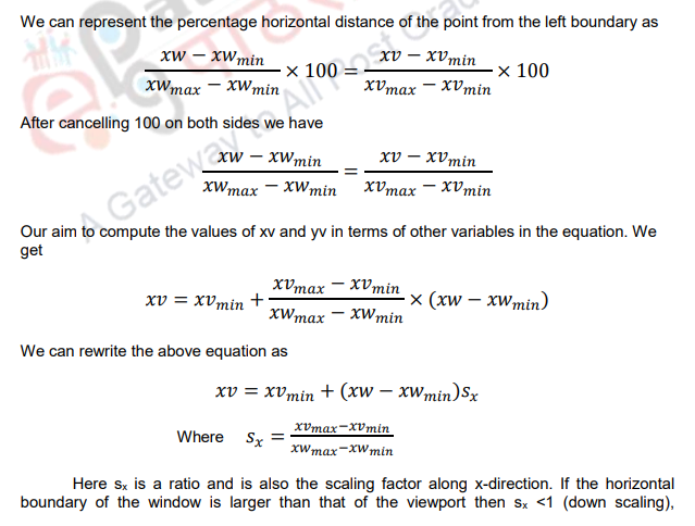 2D Viewing – Computer Gaphics and Visualization