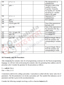 Backpatching and Procedures – Compiler Design