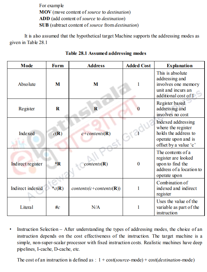 Code Generator Introduction and Basic Blocks – Compiler Design