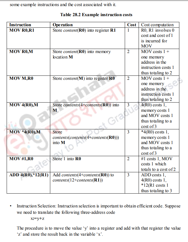 Code Generator Introduction and Basic Blocks – Compiler Design