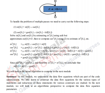 Global Data Flow Analysis – Compiler Design