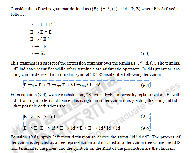 Top Down Parser – Pre-processing – Compiler Design