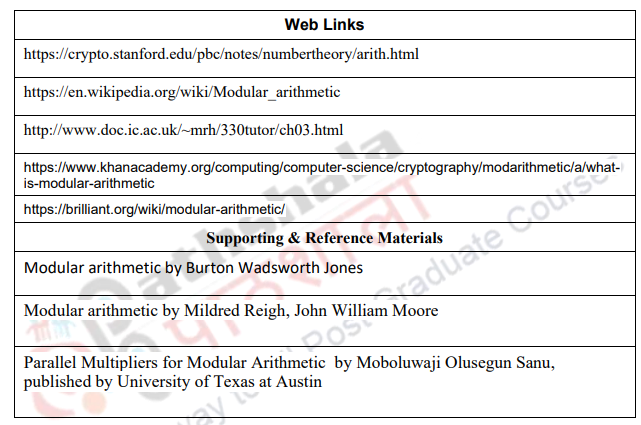 Modular Arithmetic Cryptography And Network
