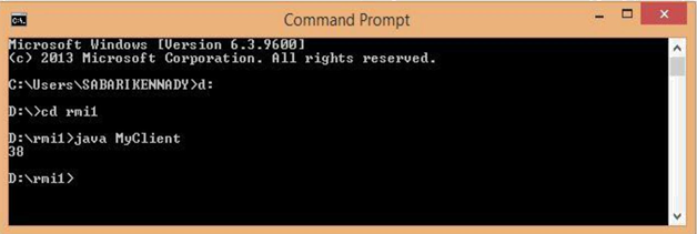RMI – Web Technology