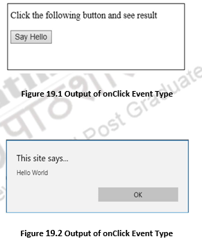 JavaScript and Event Handling – Web Technology