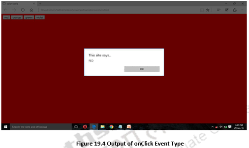 Javascript And Event Handling Web Technology