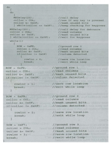 Interfacing External Devices using Embedded C – Embedded system