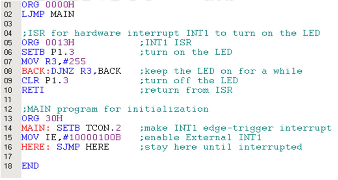 Interrupt Handling And Assembly Programming Embedded System