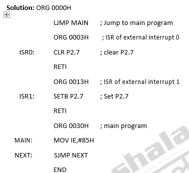 Interrupt Handling and Assembly Programming – Embedded system