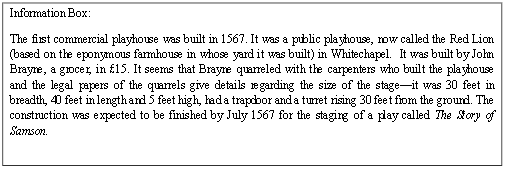 Introduction to Shakespeare Drama and the Elizabethan Stage – English ...