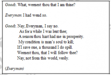 Everyman – English Literature upto 1590