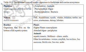 Types of Aquatic Ecosystems-I : Freshwater Ecosystem – Ecosystem ...