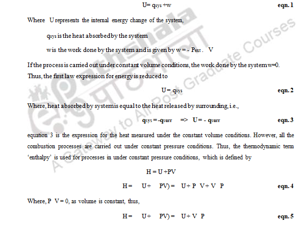 Bomb Calorimetry – Analytical chemistry