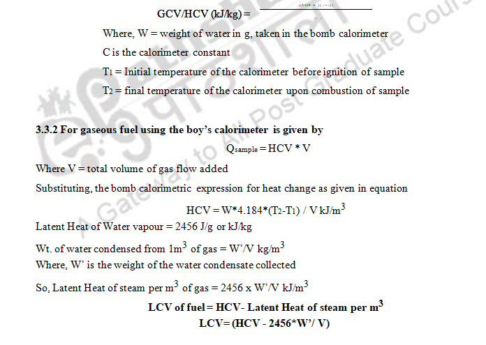 Bomb Calorimetry – Analytical chemistry