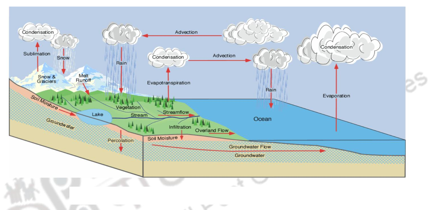 Hydrogeology and Hydrologic cycle – Environmental geology
