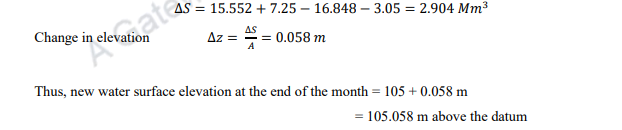 Water Balance – Water resources and management