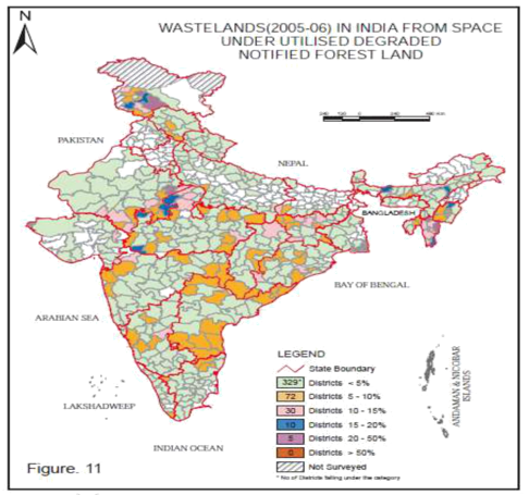 Applications of Remote Sensing and GIS in Wasteland mapping – Remote ...