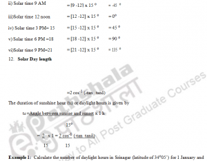 Solar Radiation – Energy and environment