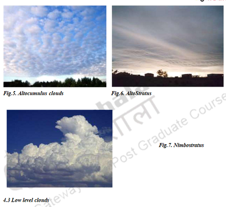 Clouds- Introduction and Classification – Atmospheric Processes