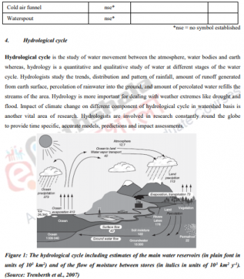 Hydrometeorology – Atmospheric Processes