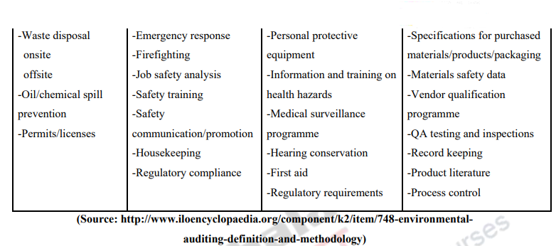Environmental Auditing – Environmental management