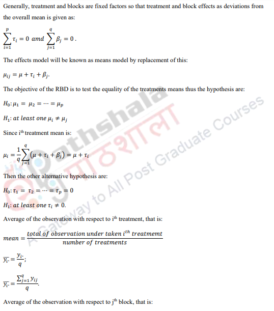 Randomized Block Design and Latin Square Design – Statistical ...