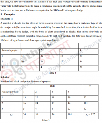 Randomized Block Design and Latin Square Design – Statistical Applications in Environmental Sciences