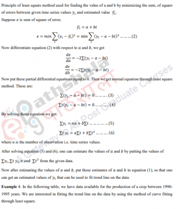 Measurement of Secular Trend – Statistical Applications in ...