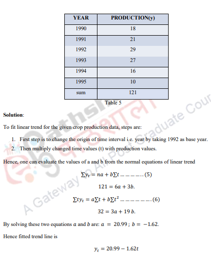 Measurement of Secular Trend – Statistical Applications in ...