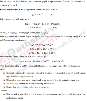 Measurement of Secular Trend – Statistical Applications in ...