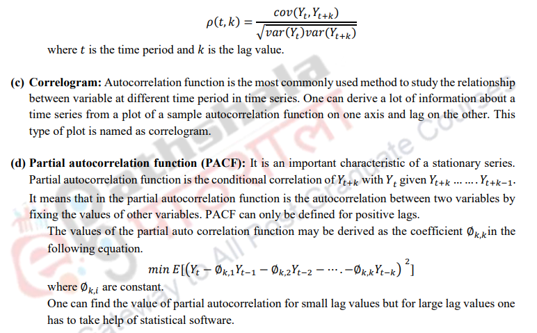Introduction to Stationary Time Series – Statistical Applications in Environmental Sciences