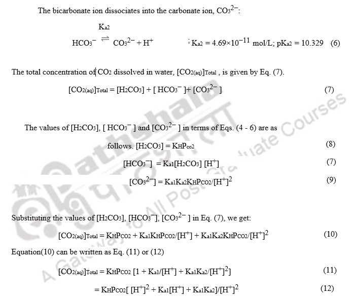 Carbon Dioxide and Carbonate System – Environmental chemistry