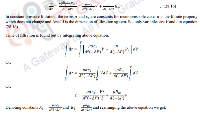 Mechanical separation-2 Filtration – Unit Operations in Food Processing