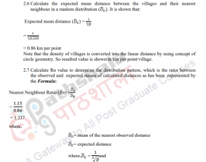 Point Pattern and Nearest Neighbor Analysis – Quantitative Technique