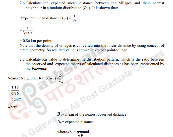 Point Pattern and Nearest Neighbor Analysis – Quantitative Technique