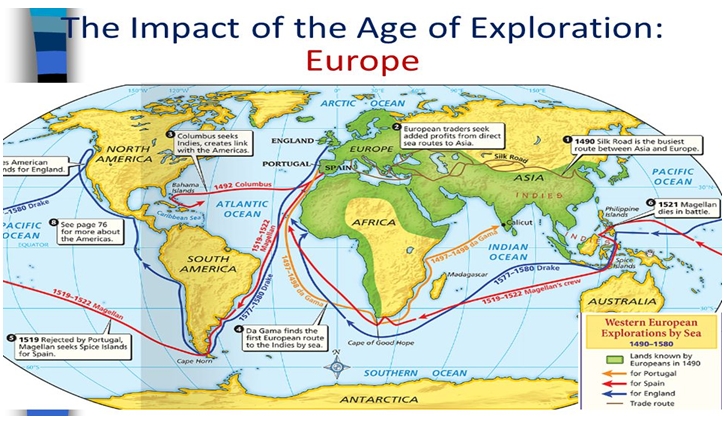 Impact of voyages, discoveries and renaissance on geographical thought ...