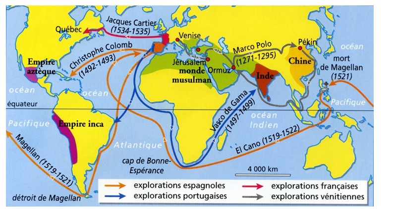 Impact of voyages, discoveries and renaissance on geographical thought ...