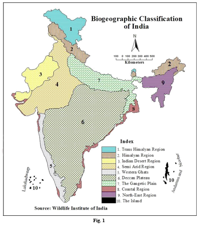 Biogeographical Classification of India – Environmental Geography