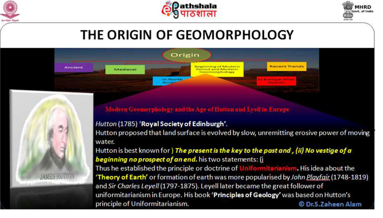 Geological Time Scale – Geomorphology