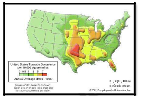 Thunderstorms and Tornadoes – Climatology