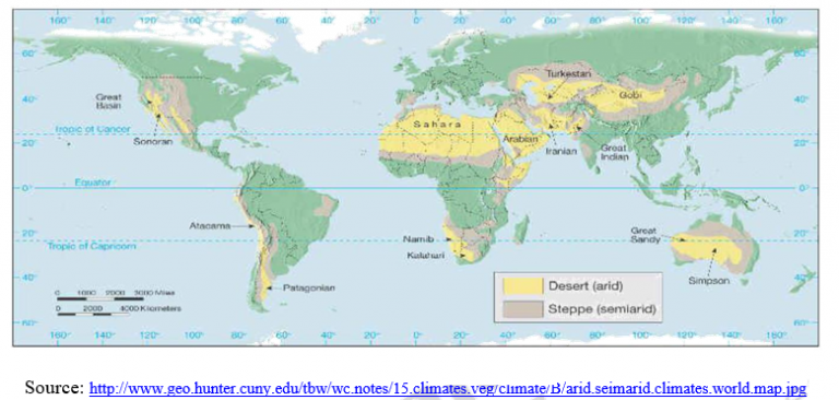 DRY CLIMATES: SEMI ARID AND ARID – Climatology