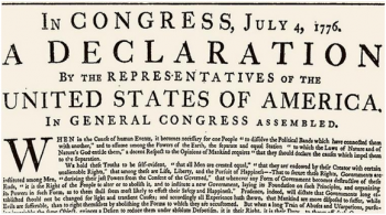 American Declaration of Independence and the Bill of Rights ...