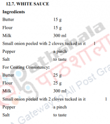 Preparation of Sauce – Quantity food production